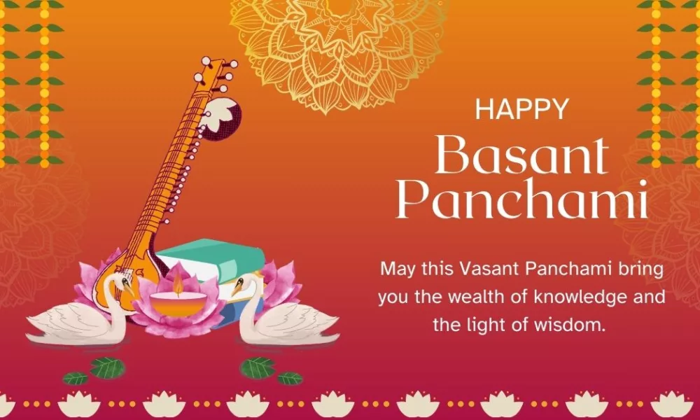 Happy Basant Panchami 2026 Instagram Captions, Twitter Images, Facebook ...